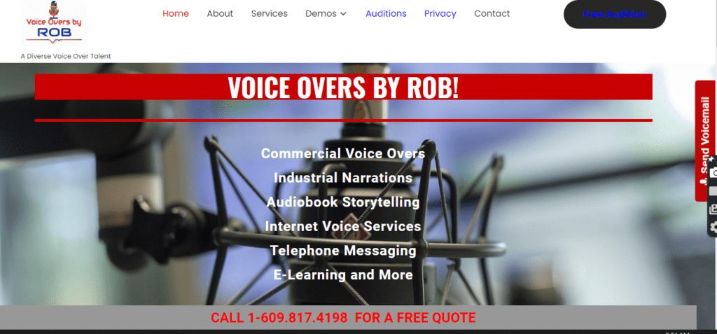 SEO Friendly Voice Talent Website Design | 17 Voice Talent Website Musts