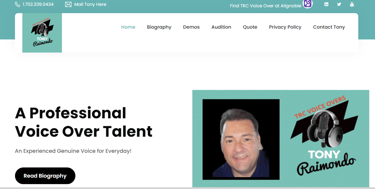SEO Friendly Voice Talent Website Design | 17 Voice Talent Website Musts
